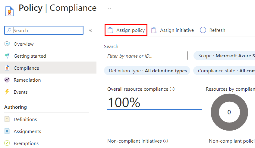 Lab-02 - Assign "Require a tag on resource groups" and "Require a tag on resources" deny ...